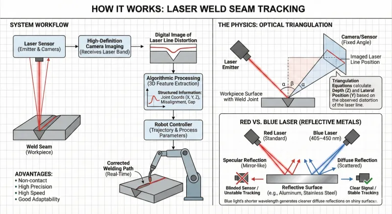 Robot Welding Seam Tracking: TAST, Tactile, and Laser Vision Sensor Systems