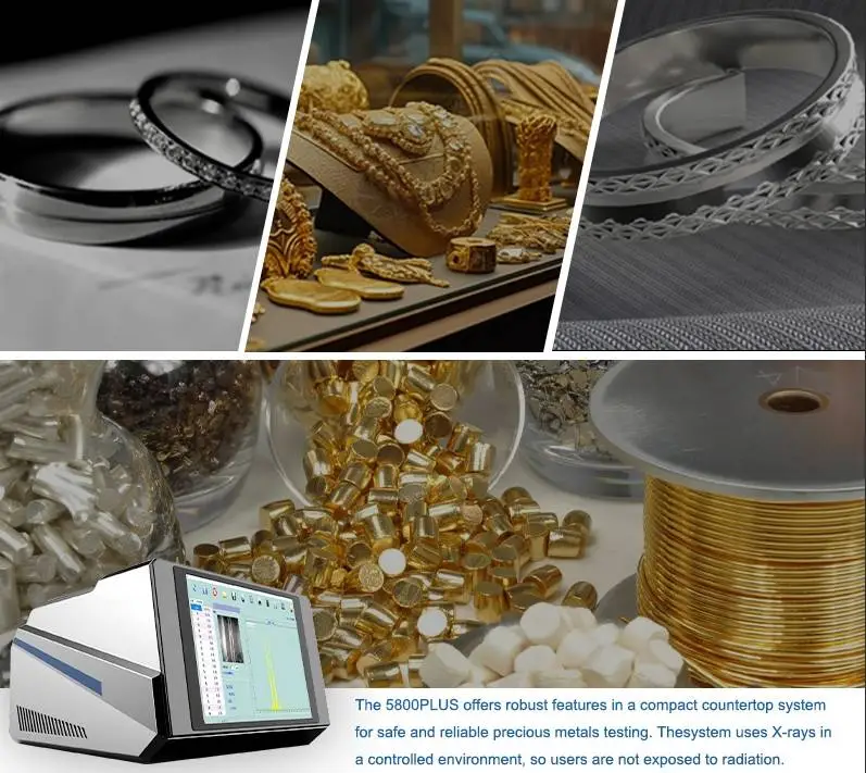 EDS5800PLUS XRF Metal Analyzer | Gold, Silver & Platinum Tester